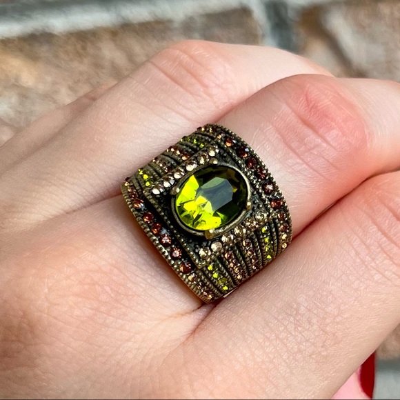 Heidi Daus | Jewelry | Heidi Daus Ring In Shades Of Green | Poshmark
